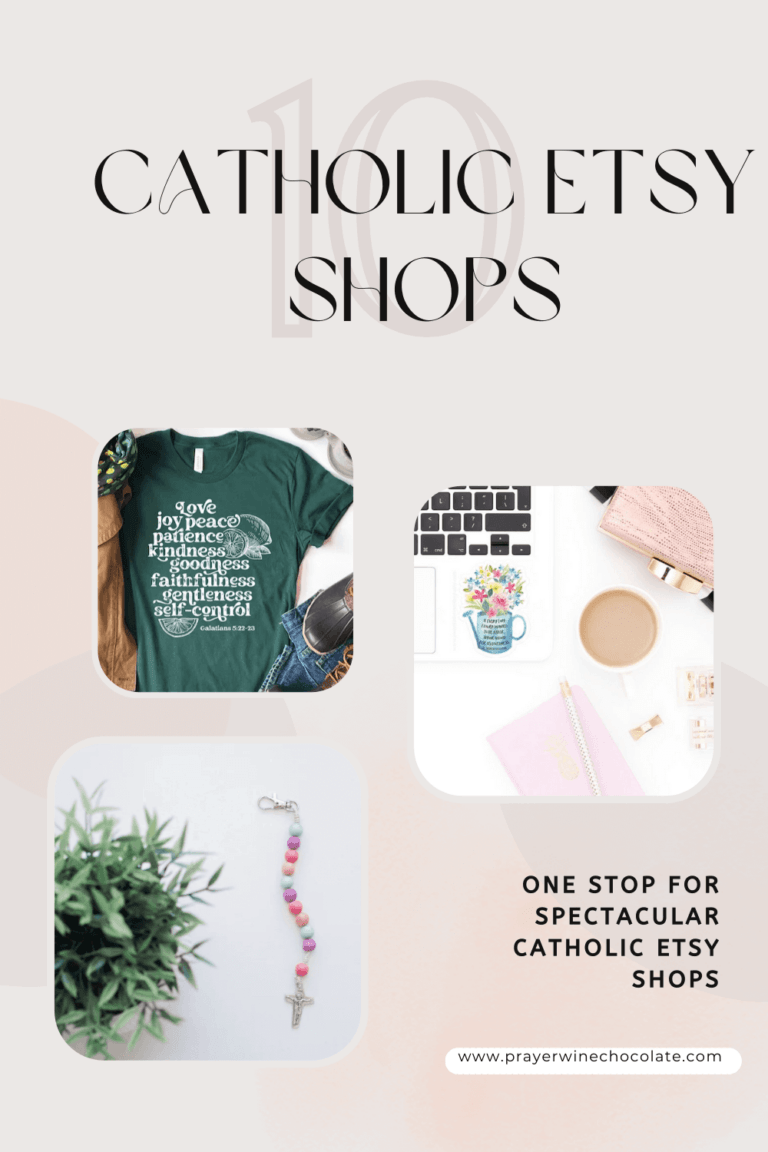 Divine Delights: Unveiling the Best Catholic Etsy Shops - Prayer Wine ...